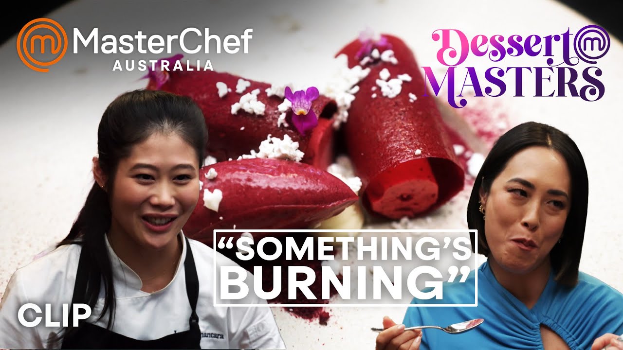 Jess Liemantara Cannot Rescue Her Tuiles | MasterChef Australia Dessert ...