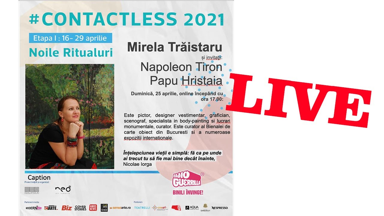 #contactless noile ritualuri cu Mirela Trăistaru și invitații ei ...