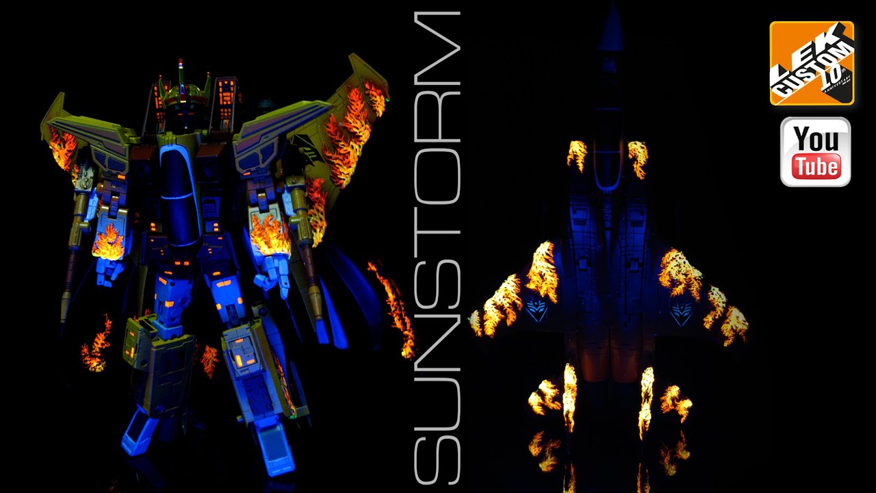 Custom Transformers MP SUNSTORM by LEK Custom Toys 2012 - YouTube