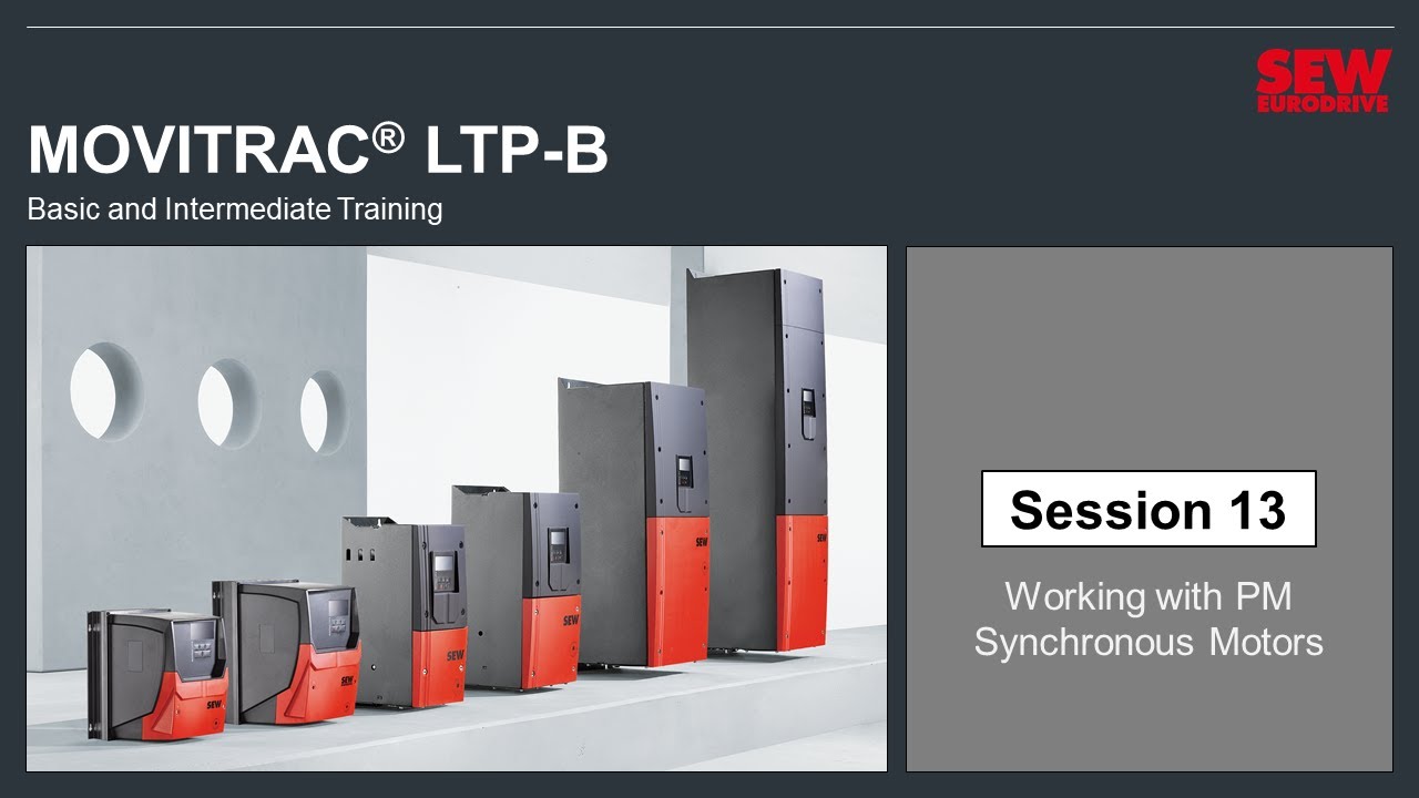 Movitrac® Ltp B Training Session 13 Working With Pm Synchronous Motors Youtube