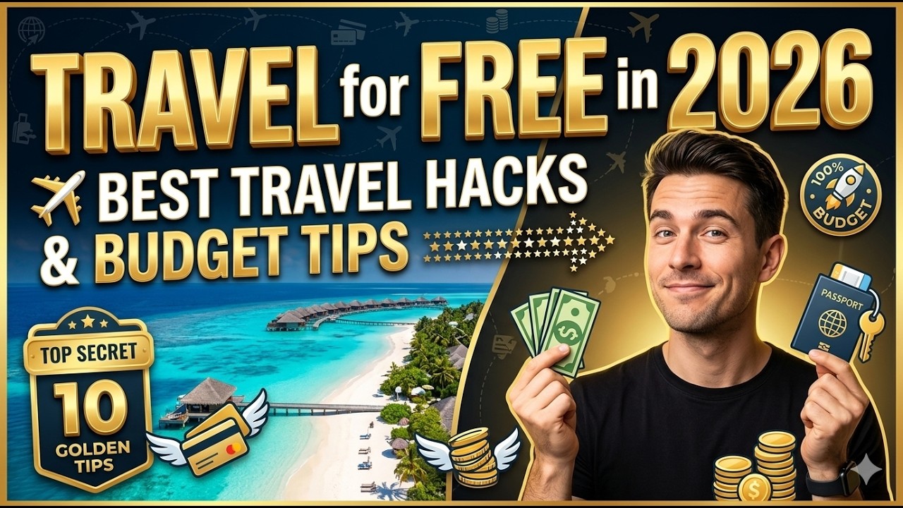 ️HOW TO TRAVEL FOR FREE | 👩‍💻Free Travel Tips & Hacks - YouTube