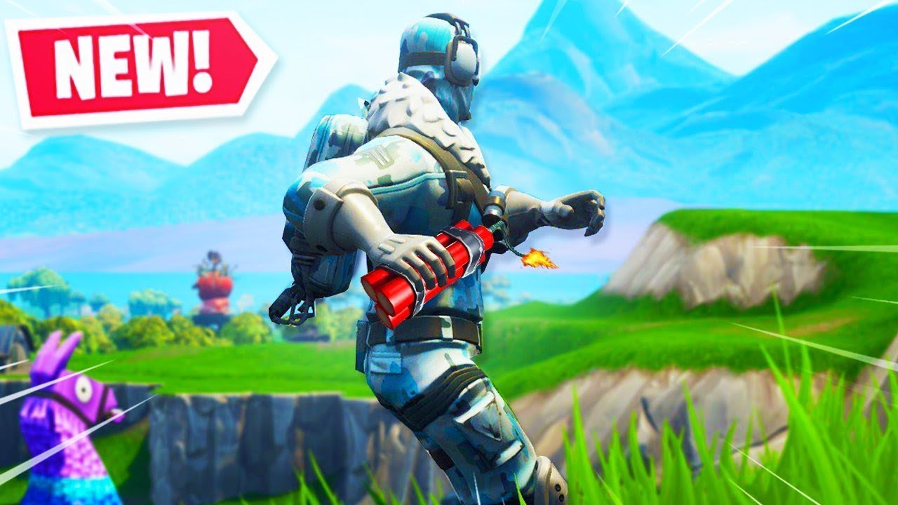 The New DYNAMITE Item in Fortnite.. - YouTube