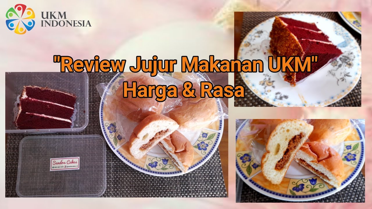 Mukbang & Review Cake Red Velvet Sandra Bakery | #umkm #ukm #roti - YouTube