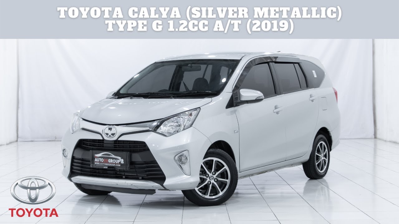 TOYOTA CALYA (SILVER METALLIC) TYPE G 1.2CC A/T (2019) - YouTube