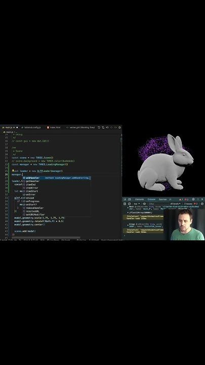 PARTICLES MORPHING - LOADING MANAGER #awwwards #coding #javascript # ...