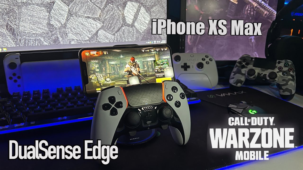 Controller Handcam Iphone XS Max + DualSense Edge - Warzone Mobile ...