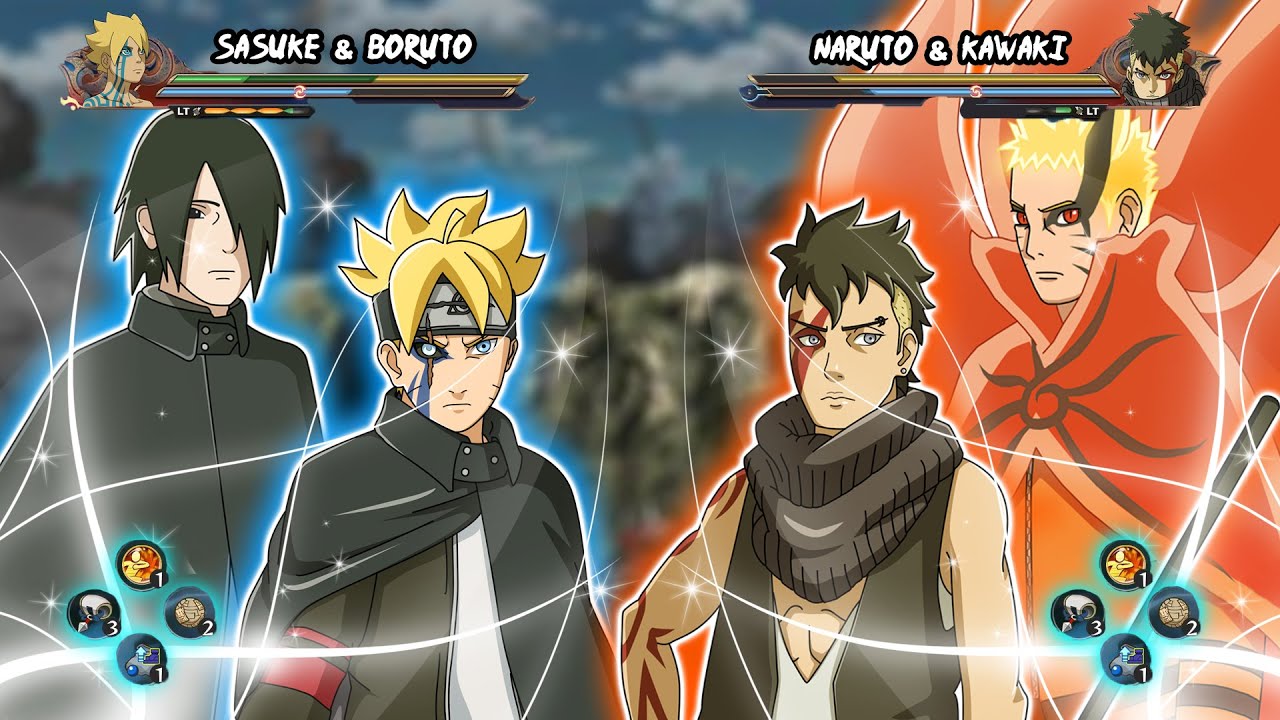 BORUTO & SASUKE VS NARUTO BARYON MODE & KAWAKI | Naruto Storm 4 MOD ...