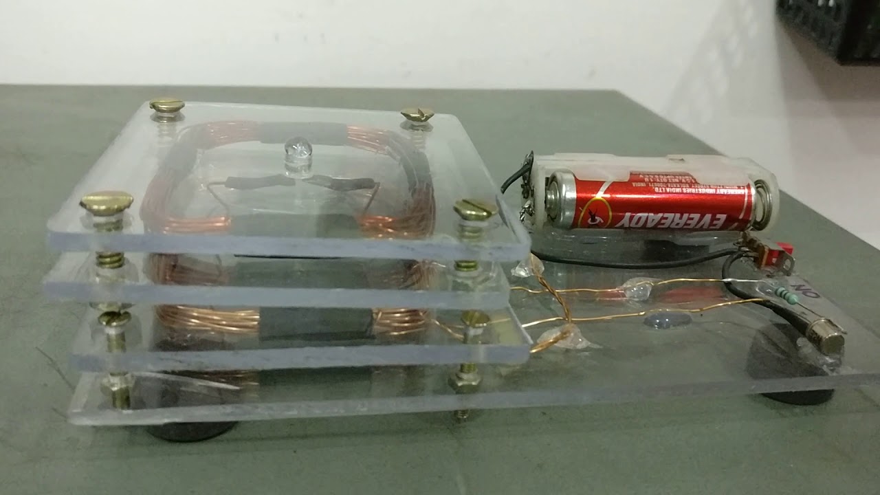 Wireless Electricity Transmission- Physics Project - YouTube