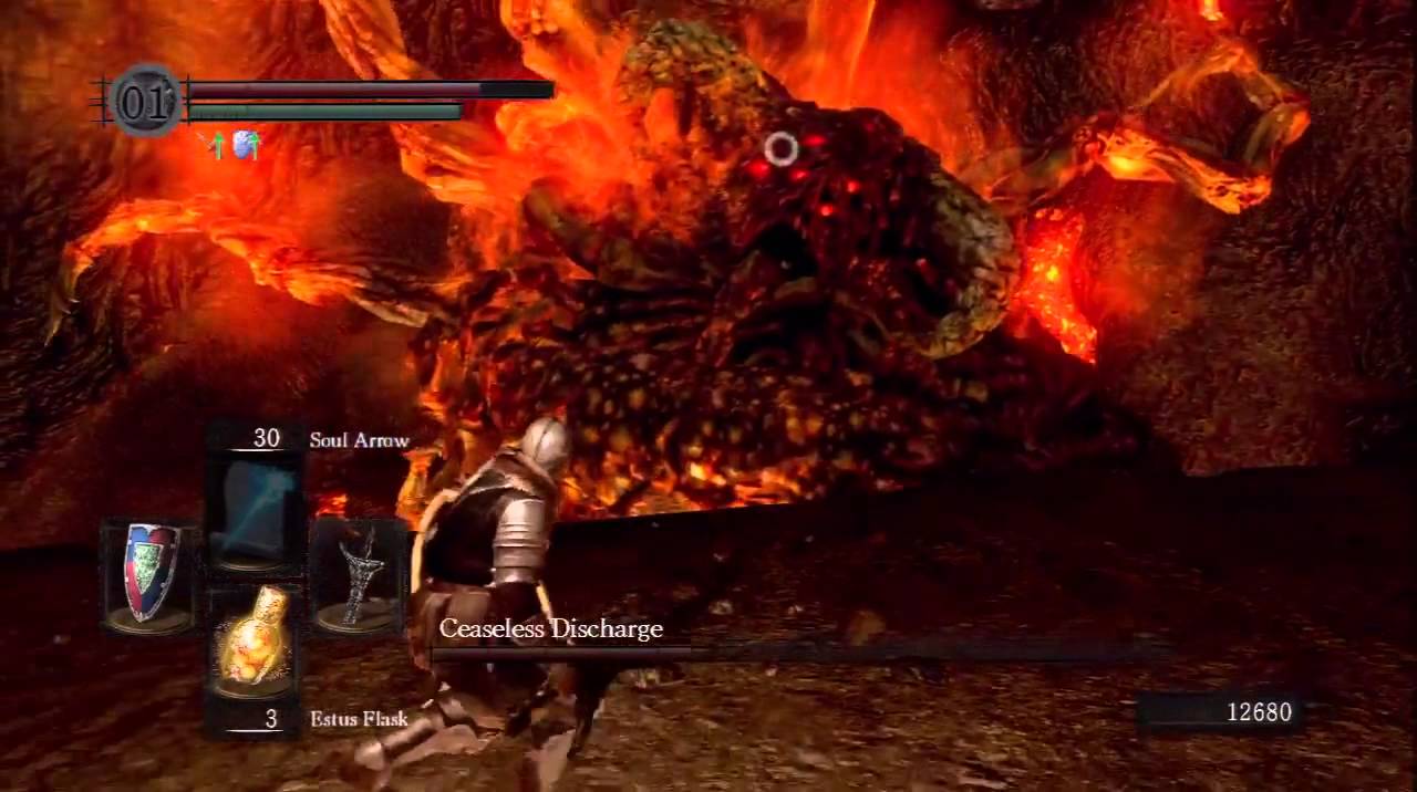 Dark Souls Boss Guide - Ceaseless Discharge - YouTube