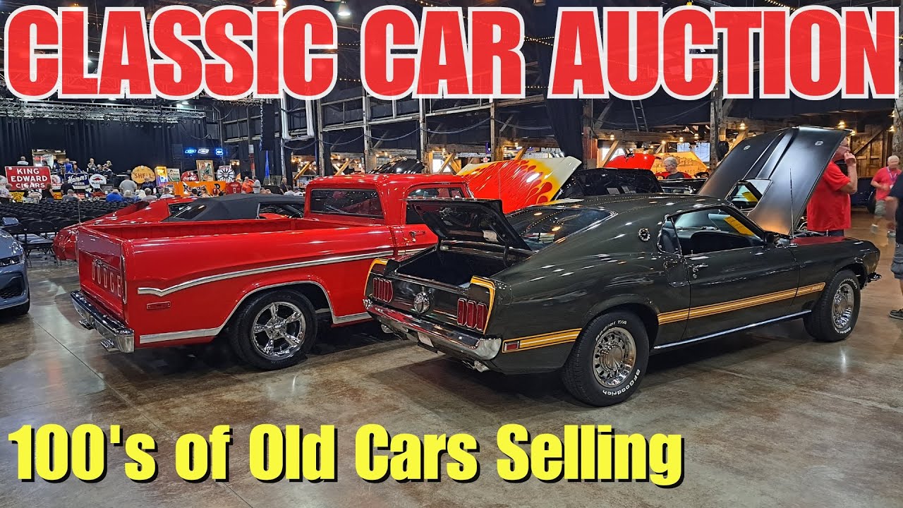 McPherson Classic Car Auction 2024 | Kool Deadwood Nites - YouTube