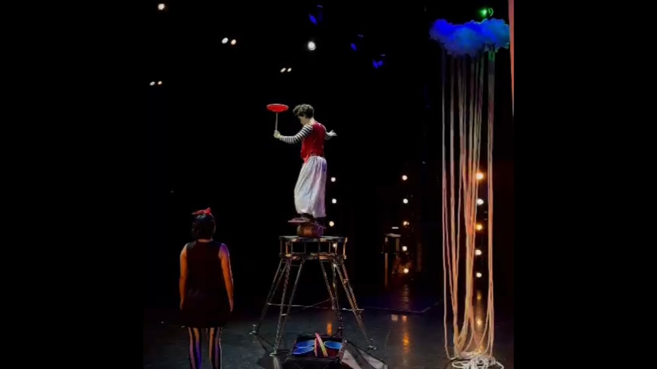 Rola Bola Clown Act (Side/Back View) with Cai Circus! - YouTube