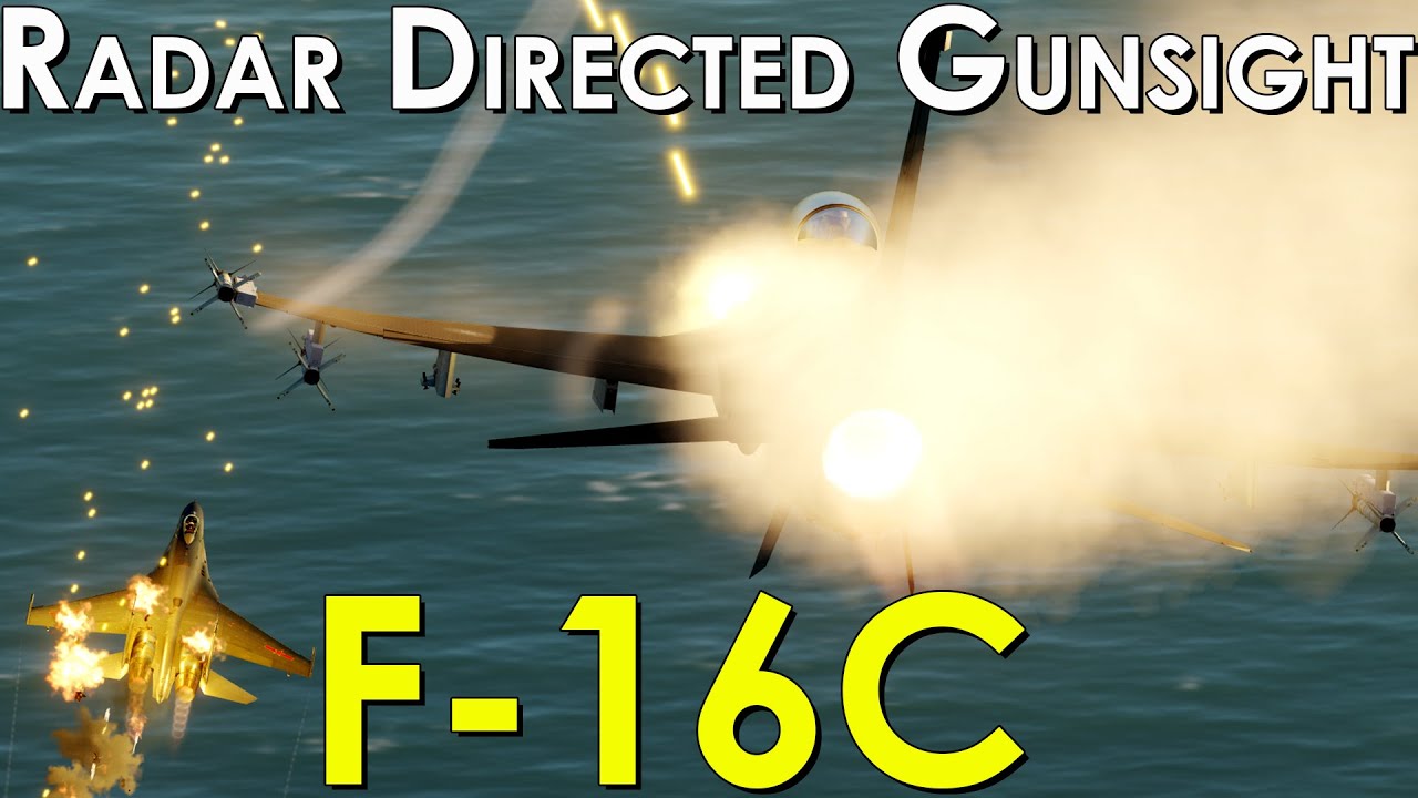 DCS: F-16C Block 50 Viper EEGS 5 Radar Directed Gunsight! - YouTube