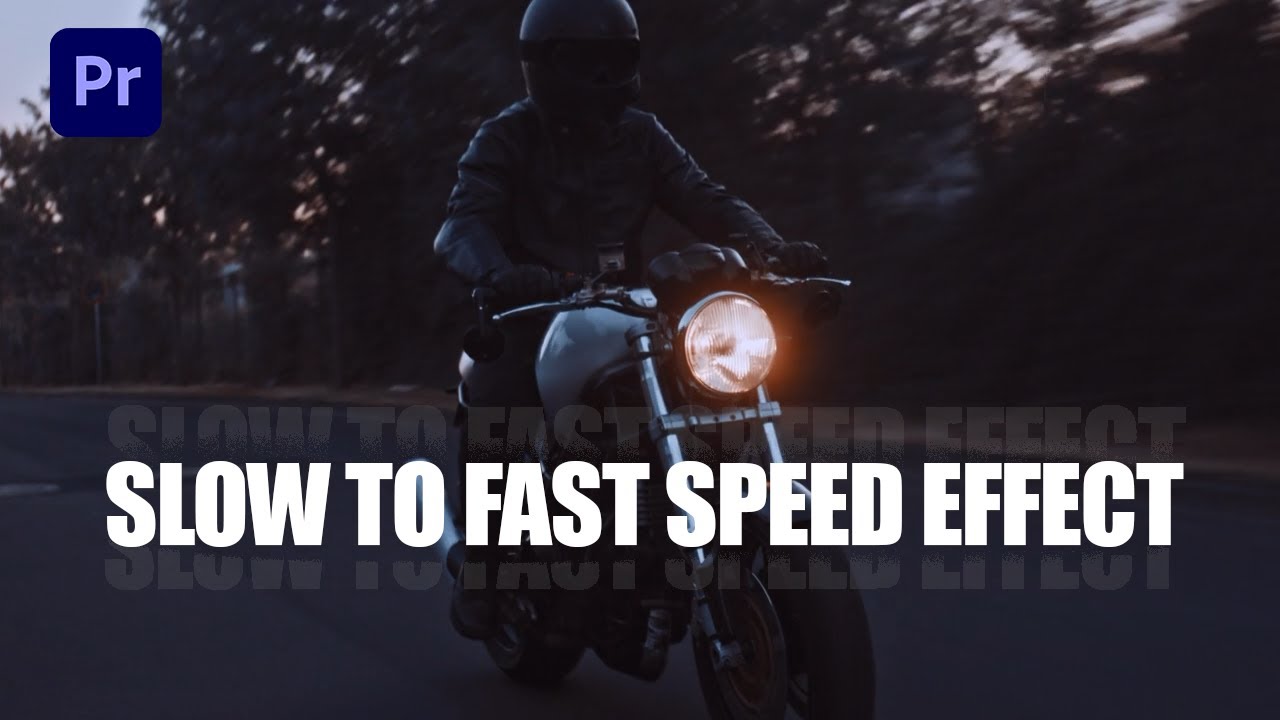 Cinematic Slow to Fast Speed Effect Tutorial | QUICK AND EASY |adobe ...