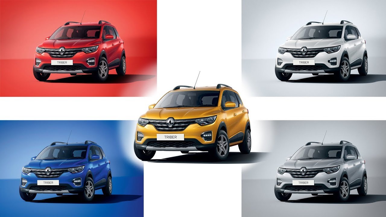 Renault Triber - All Colours & First Look - Images | AUTOBICS - YouTube