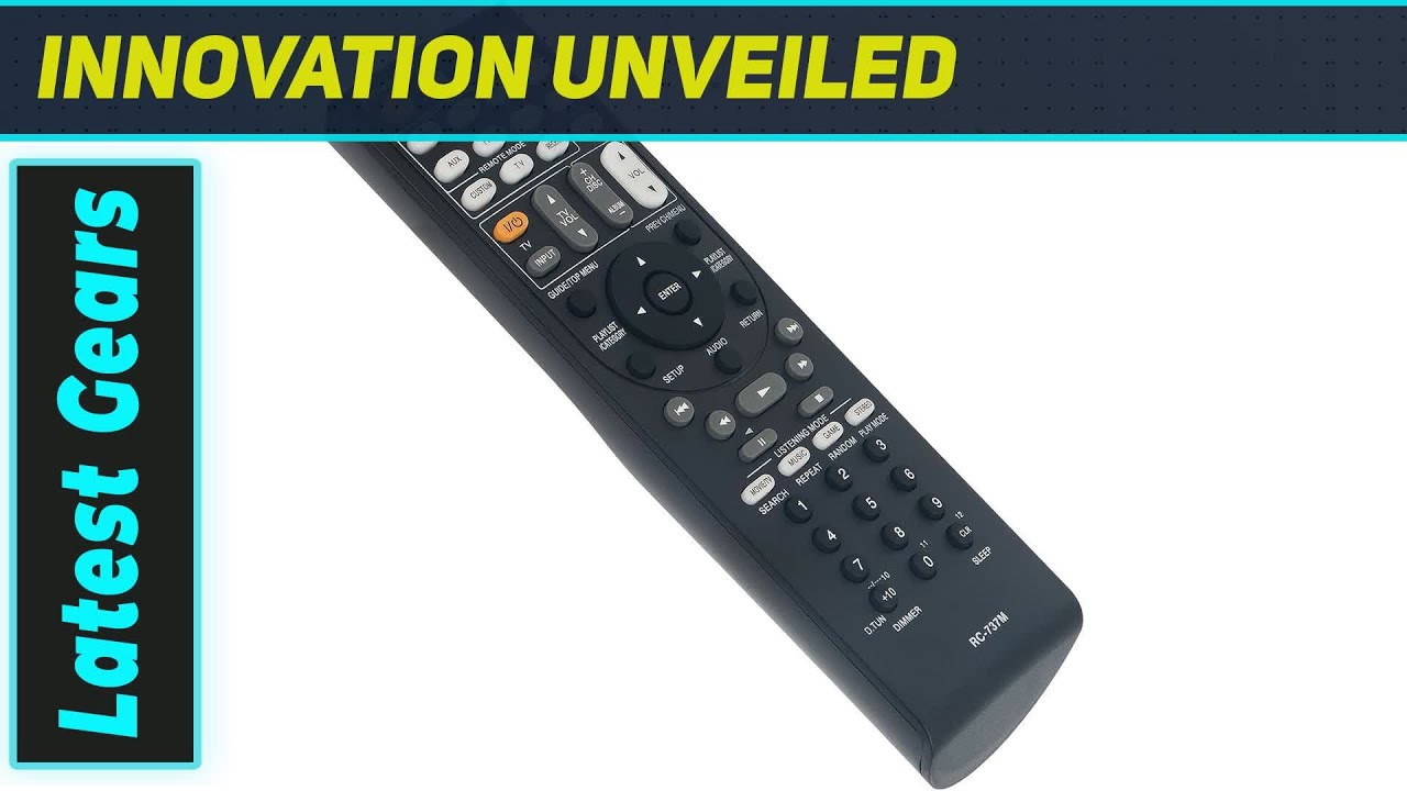 Best RC-737M Onkyo Remote Replacement - YouTube