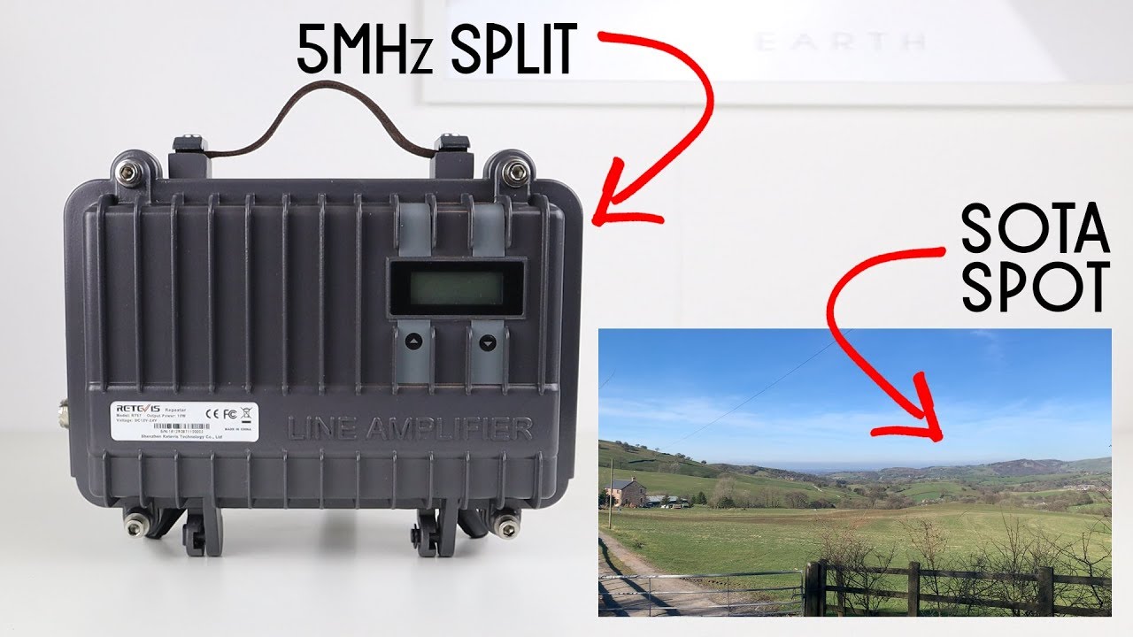 Retevis Repeater 5MHz Split & Portable Spot Scouting! - YouTube