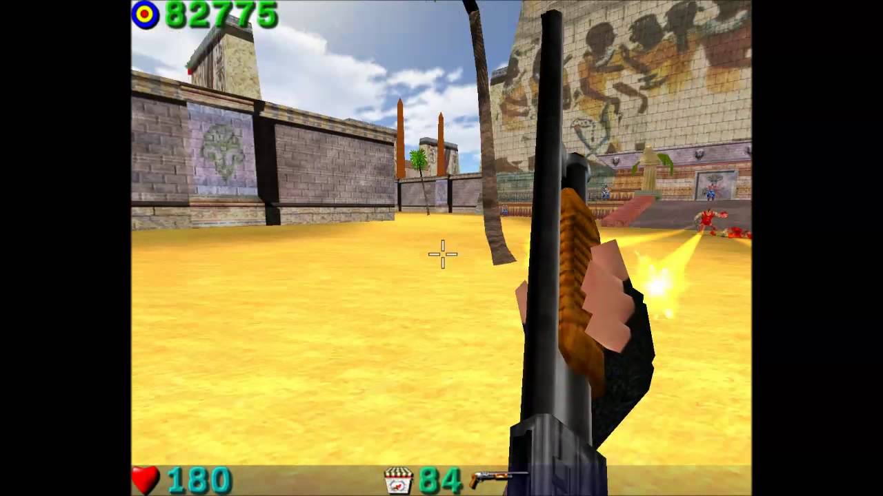 Serious Sam Alpha Gameplay Part 12 - Karnak (Lake And Alley) - YouTube