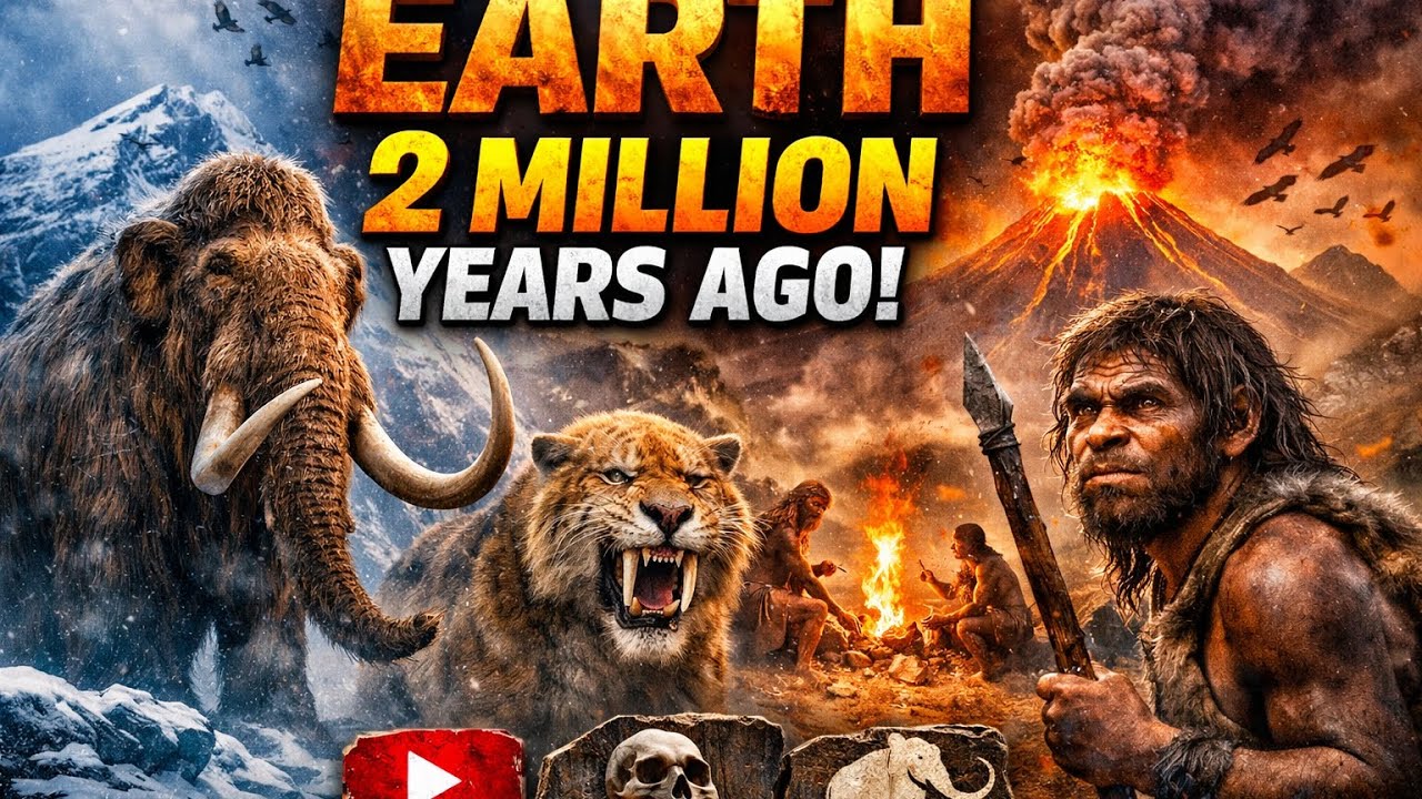 Earth 2 Million Years Ago 🌍 | Life Before Humans | Ice Age Documentary ...