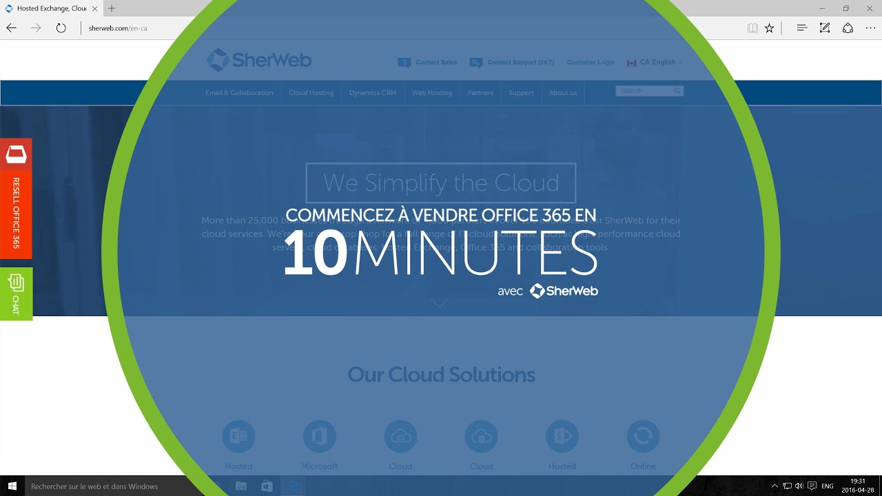 Commencez à vendre Office 365 en 10 minutes avec SherWeb - YouTube