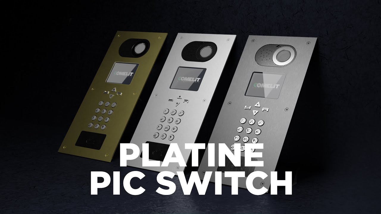 COMELIT FRANCE - PLATINES PIC SWITCH - YouTube