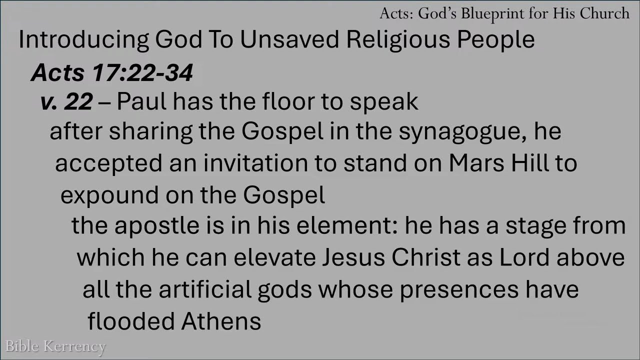Introducing God To Unsaved Religious People - YouTube