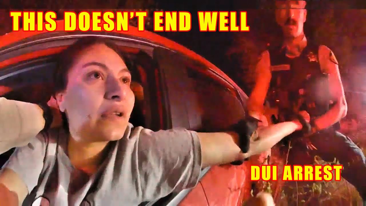 Incredibly Belligerent Drunk Woman Gets Extracted from Her Vehicle ...