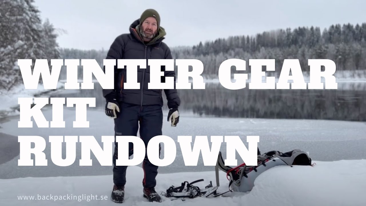 My standard winter kit - gear run down - YouTube
