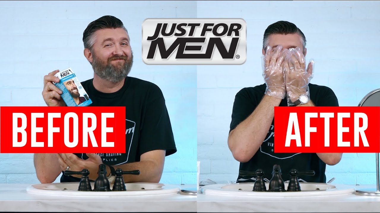 Beard Series 3 of 4: Just for Men How to Dye a Beard - YouTube