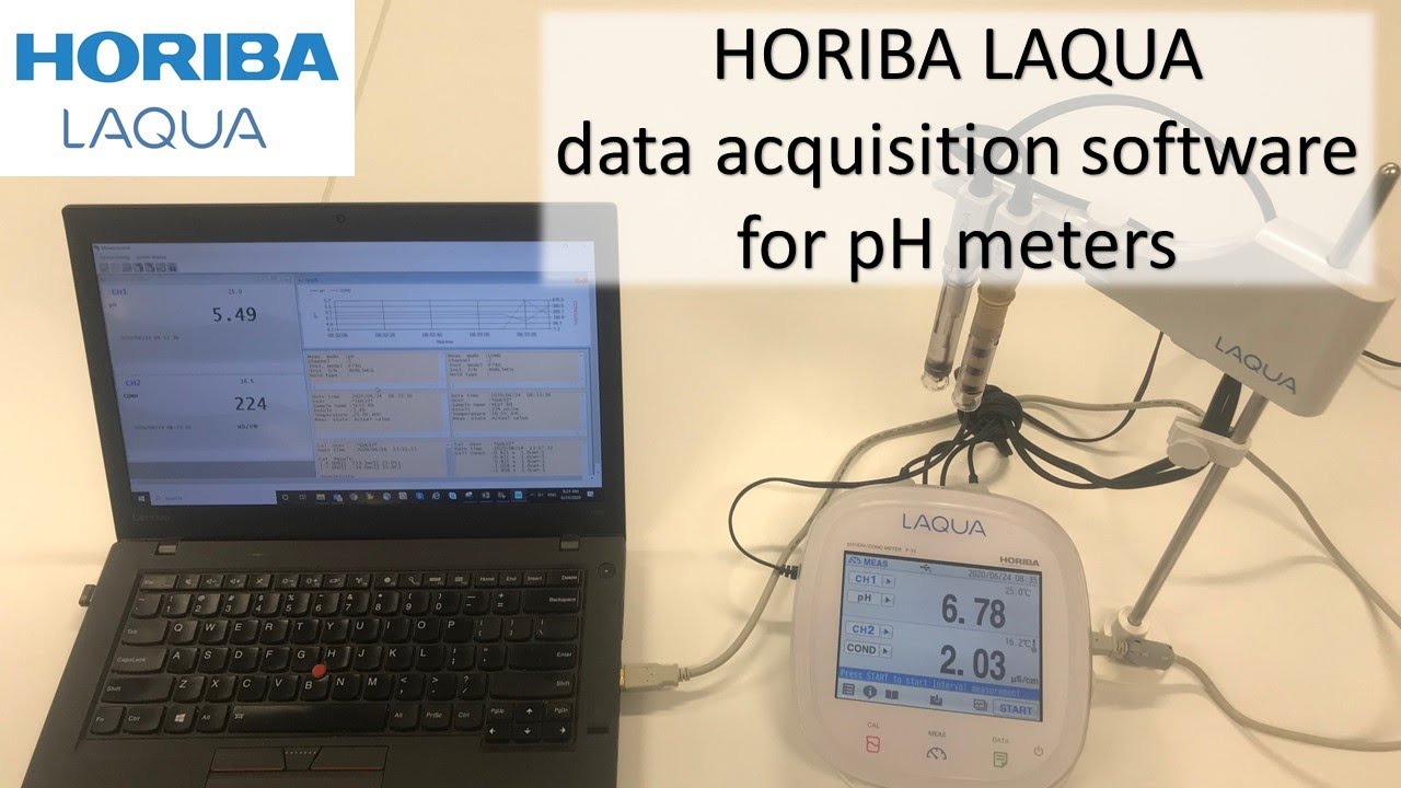 HORIBA LAQUA Data acquisition software - YouTube