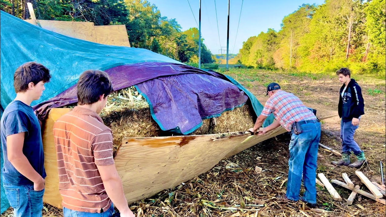 Silage pile discovery! **[ UNPLEASANTLY SHOCKING! - YouTube