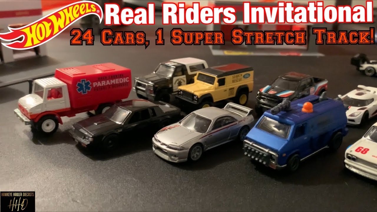 Hot Wheels Real Riders Invitational! Hot Wheels Rubber Tire Diecast ...
