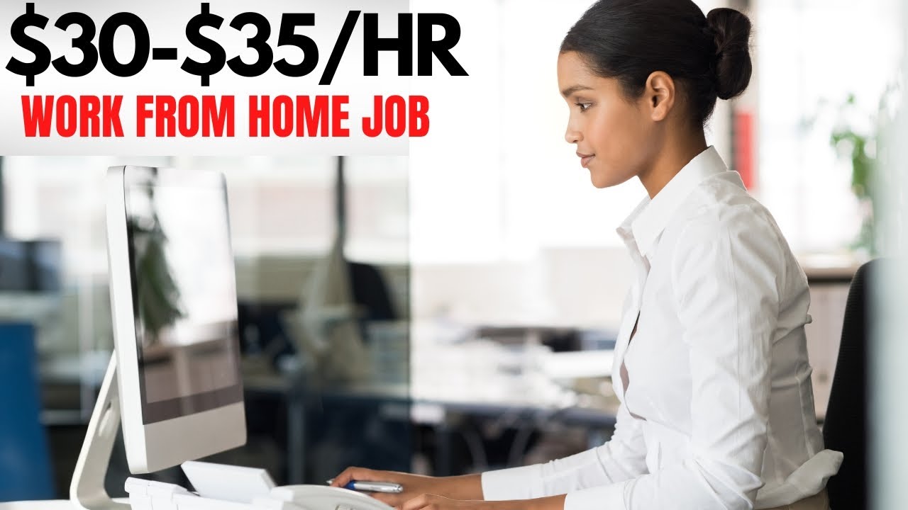 MAKE $30-$35 PER HOUR WHILE WORKING FROM HOME - YouTube