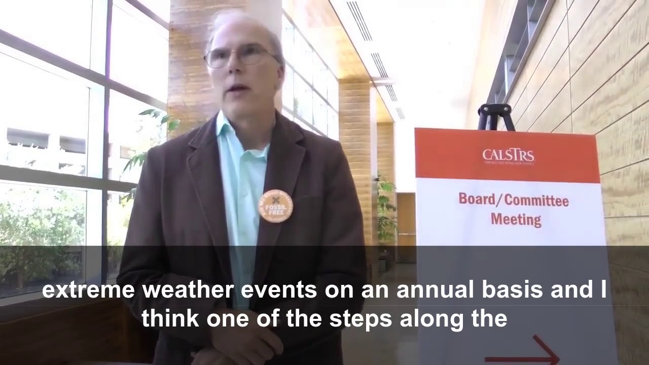 Mark Mortensen, fourth grade teacher in Petaluma. CalSTRS, divest ...