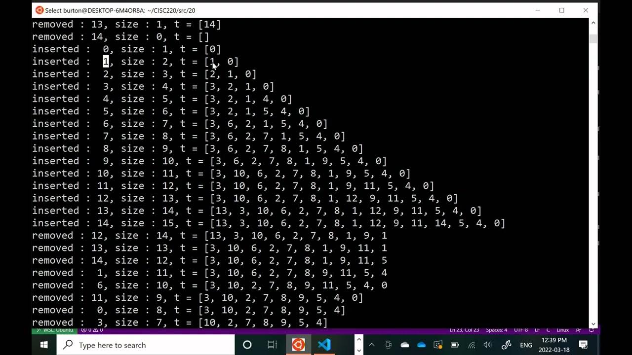 CISC220 Lecture: 2022-03-18 - YouTube