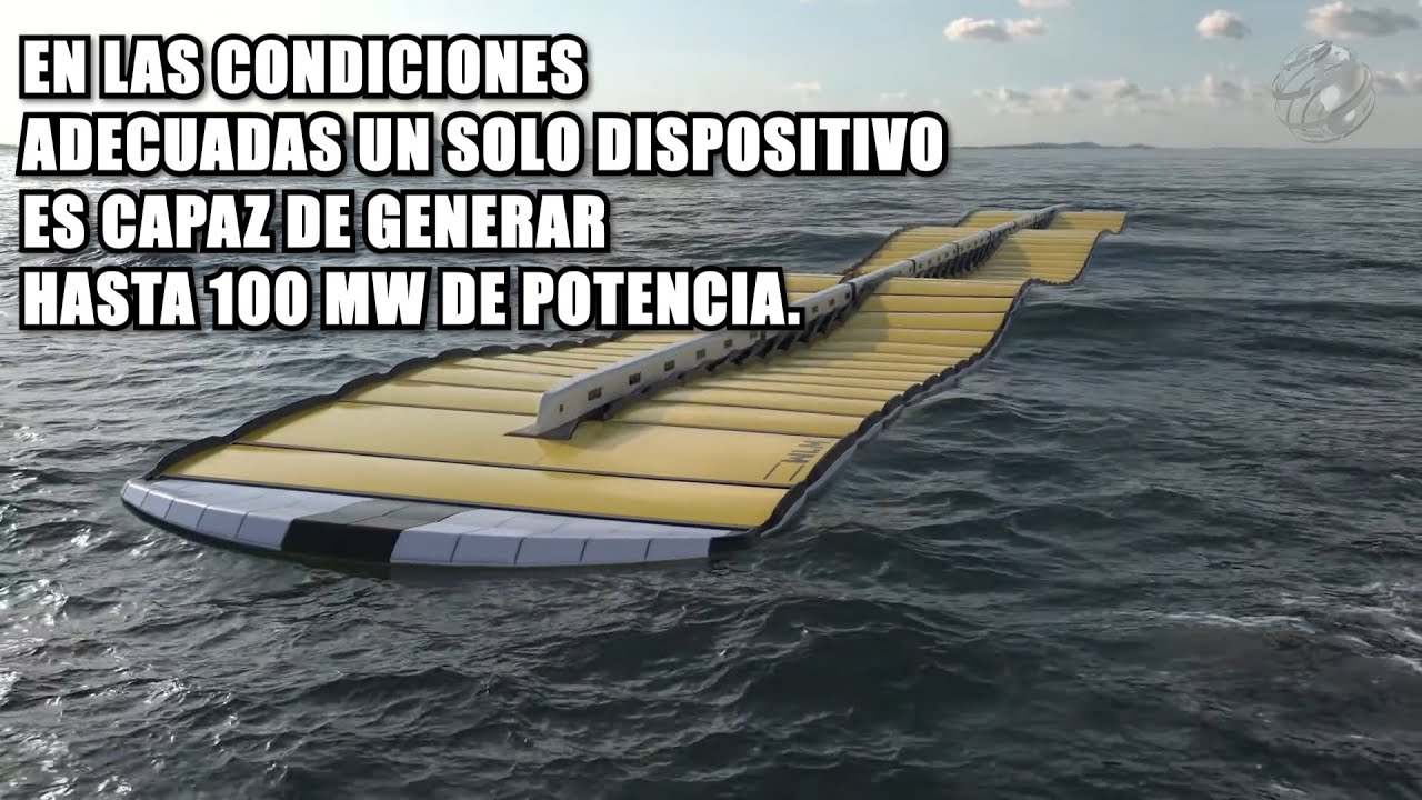 WAVE LINE MAGNET, el GENERADOR de ENERGÍA de las OLAS que tiene forma ...