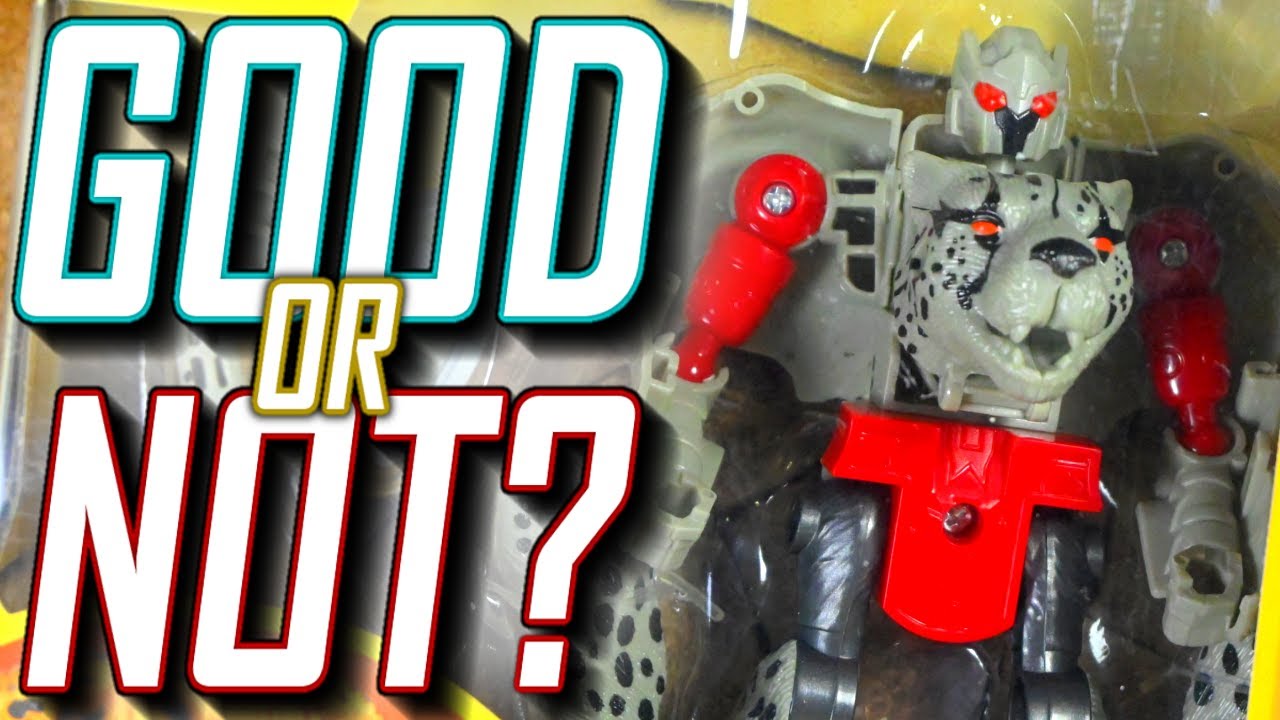 OPENING: Knock Off Dollar Store Transformers Kingdom Cheetor - YouTube