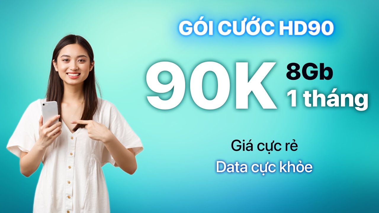 Đăng Ký 4G MobiFone 90K 1 Tháng 8GB - Gói HD90 Mobi #4g_mobi - YouTube