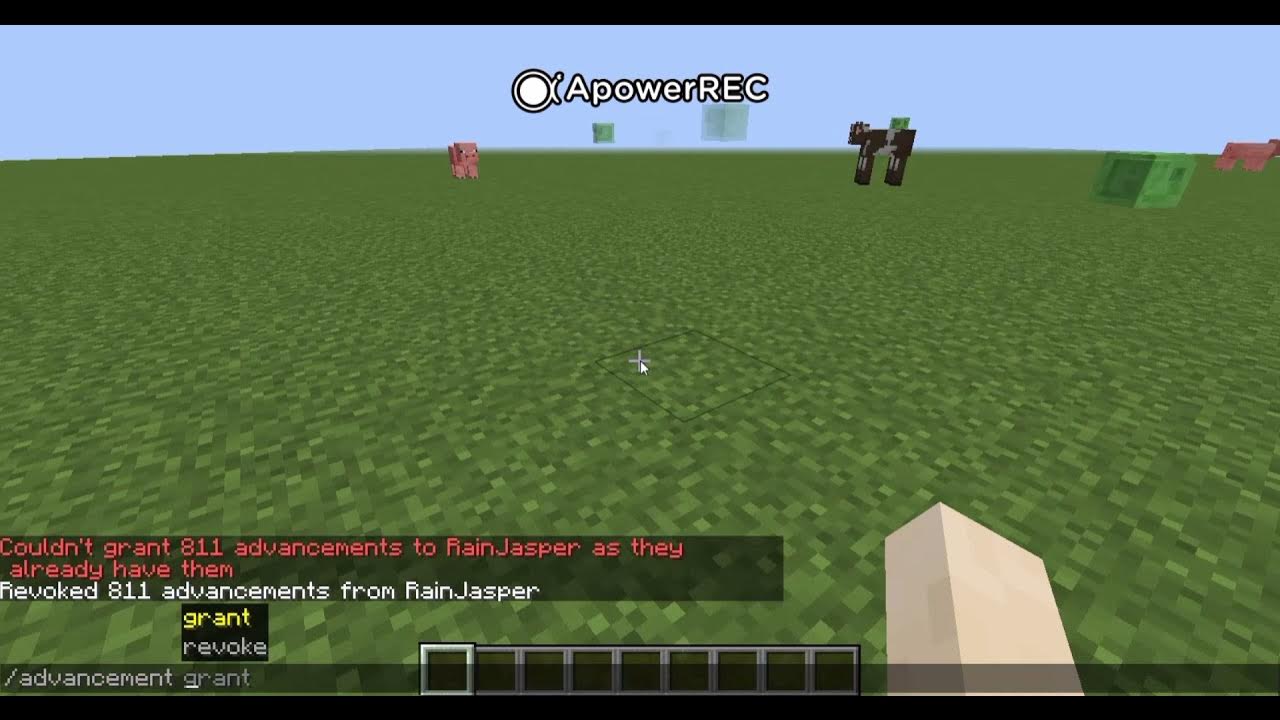 How to get all advancements in one command (Minecraft) - YouTube