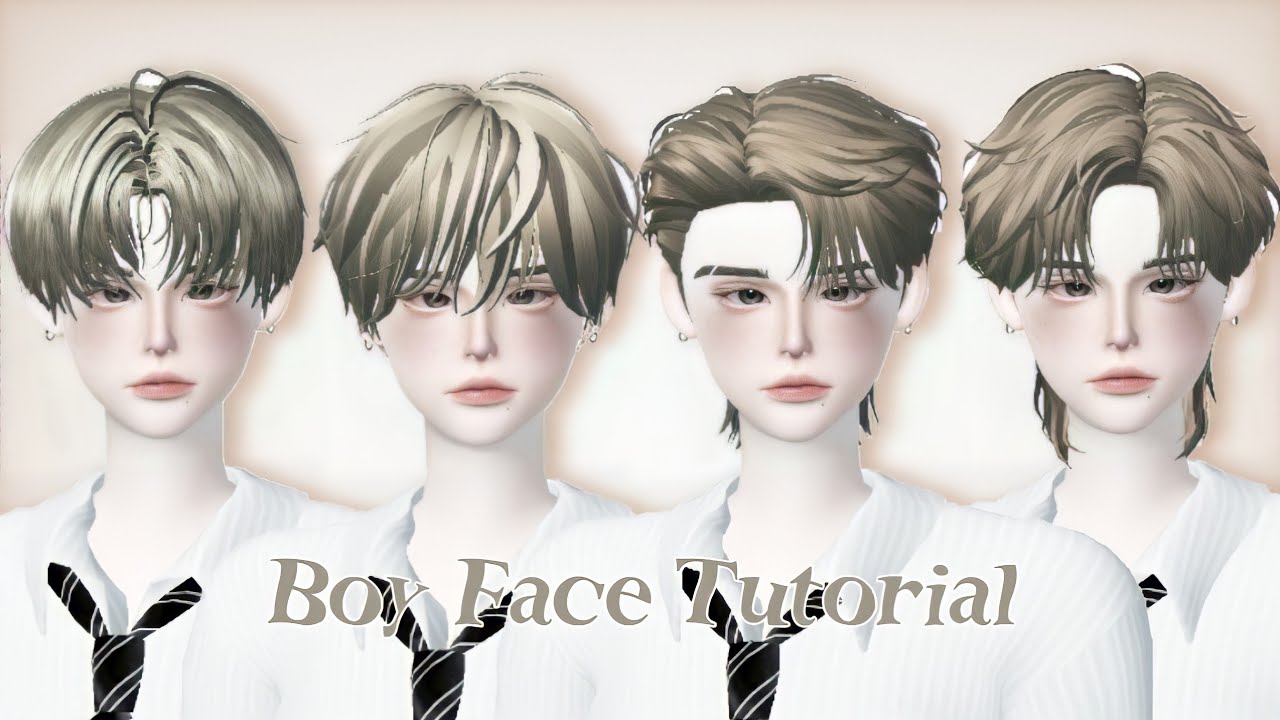 Zepeto Face Tutorial Handsome Boy [ Oplas Zepeto ] Zepeto Boy Face ...