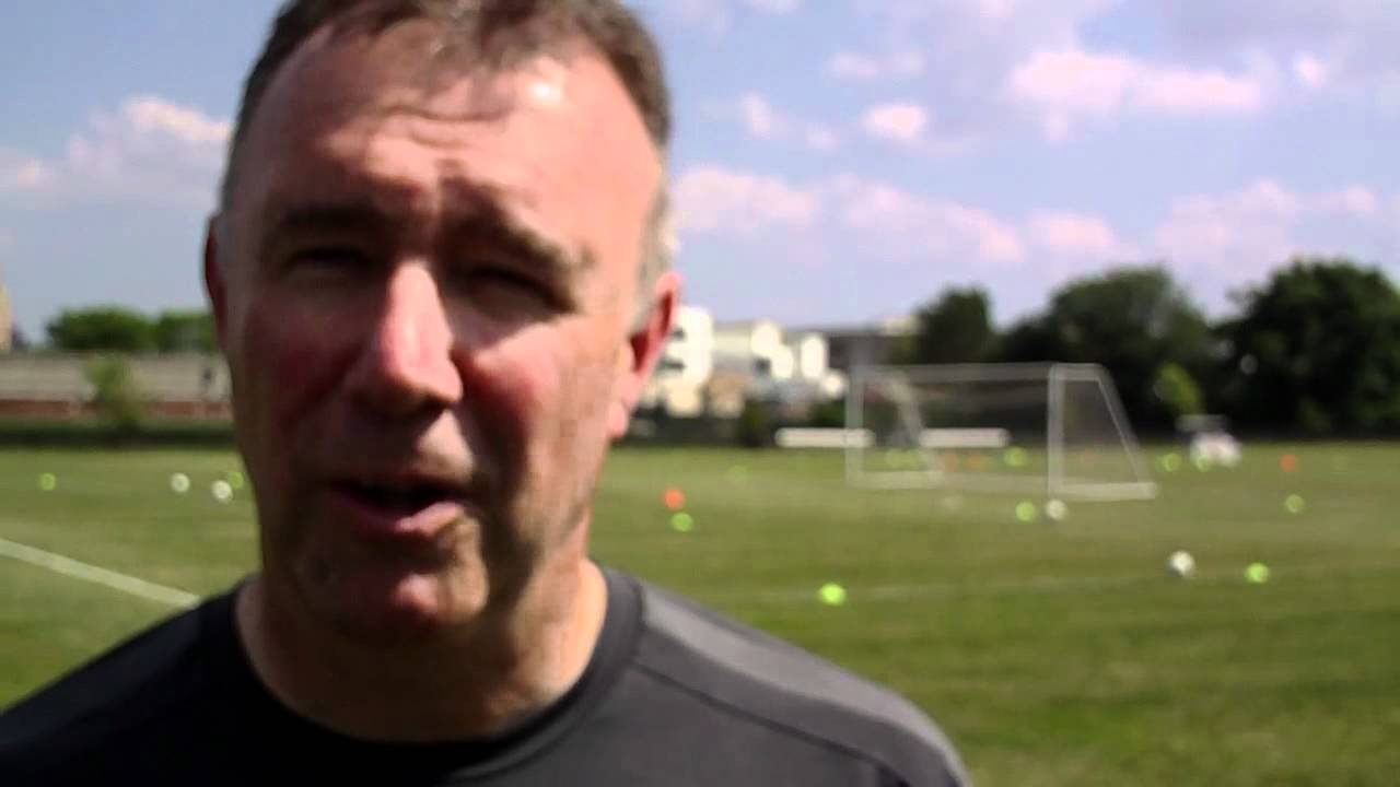 John Shiels of Manchester United Foundation at Special Olympics clinic ...