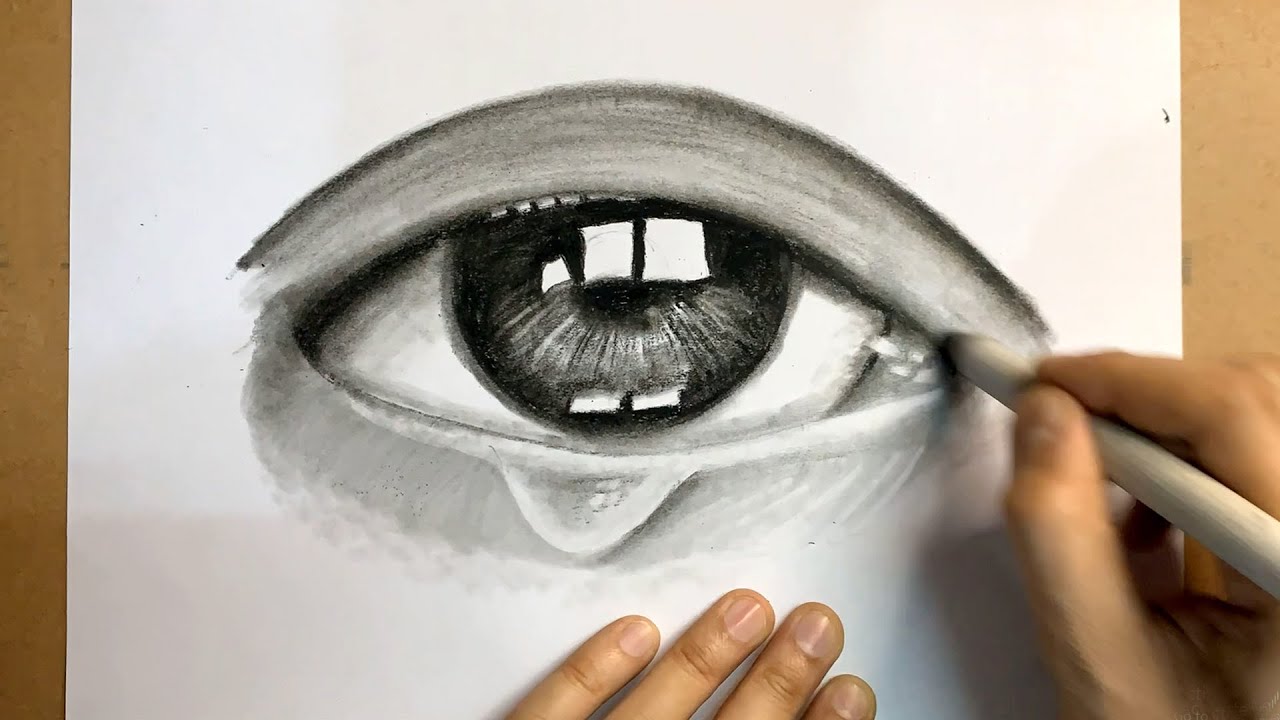 Easy Drawing Eye (Step by Step) - YouTube