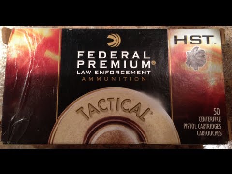 9mm, 147gr Federal HST (P9HST2), VS Pork Shoulder - YouTube