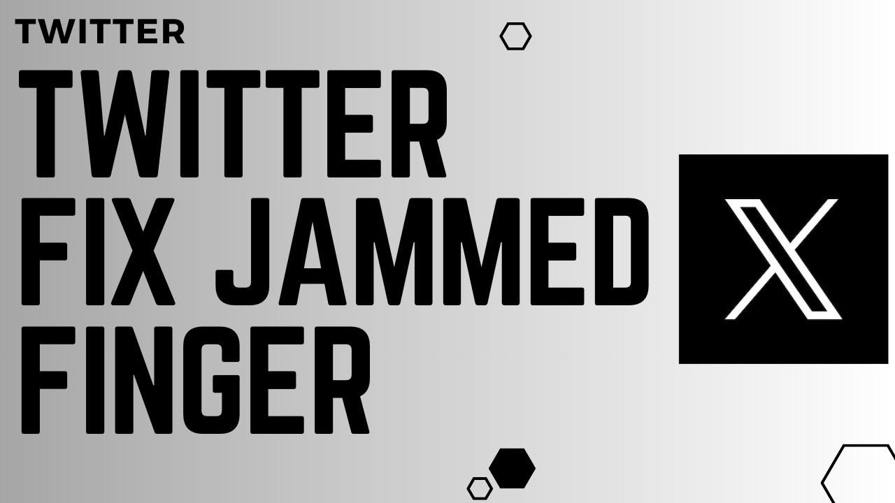 Twitter: How to Fix Jammed Fingers !! Fix Jammed Finger - 2024 ...