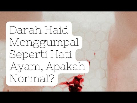 Darah Haid Menggumpal Seperti Hati Ayam, Apakah Normal ?