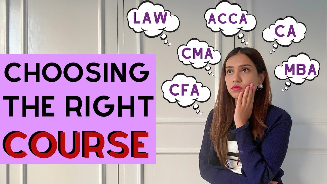 HOW TO CHOOSE THE RIGHT COURSE | Career Advice + Worksheet - YouTube
