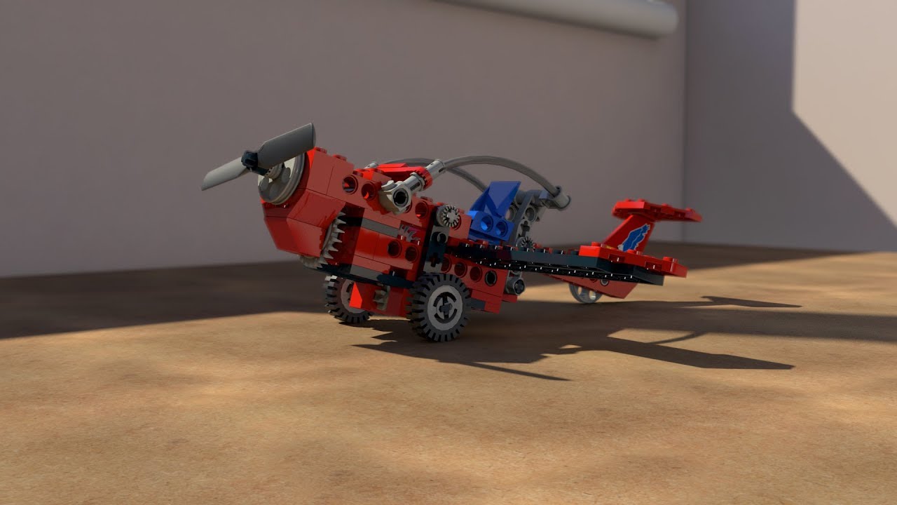 Lego Technic 8812 Model B - Assembly Animation and Functions Review ...