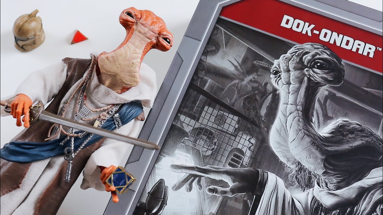 Star Wars: Black Series Dok-Ondar Figure Unboxing & Review [Disney ...