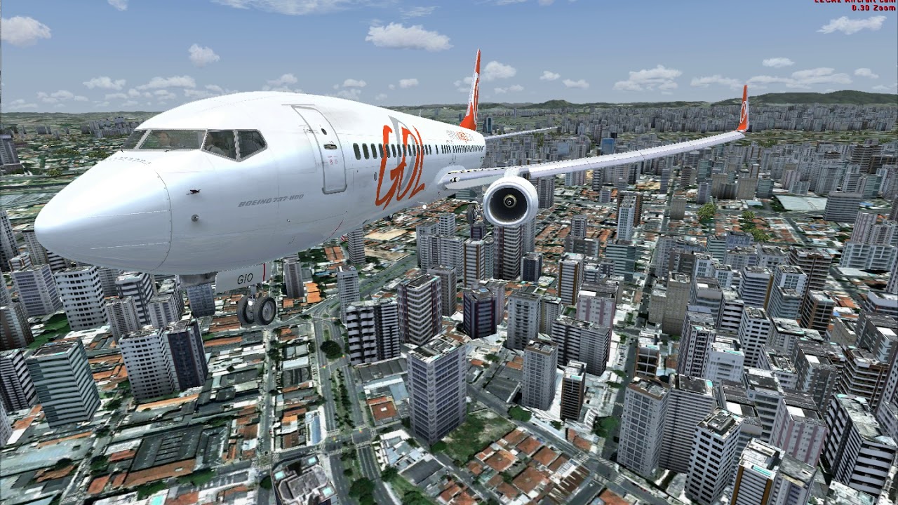 Approach Landing Congonhas 17R FSX Ultra Realism - YouTube