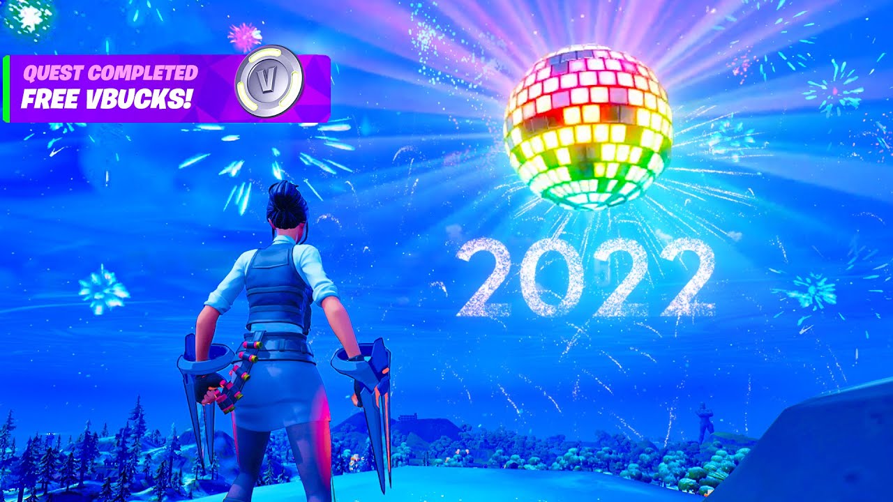 Fortnite Secret V-BUCKS Last Present Winterfest - YouTube