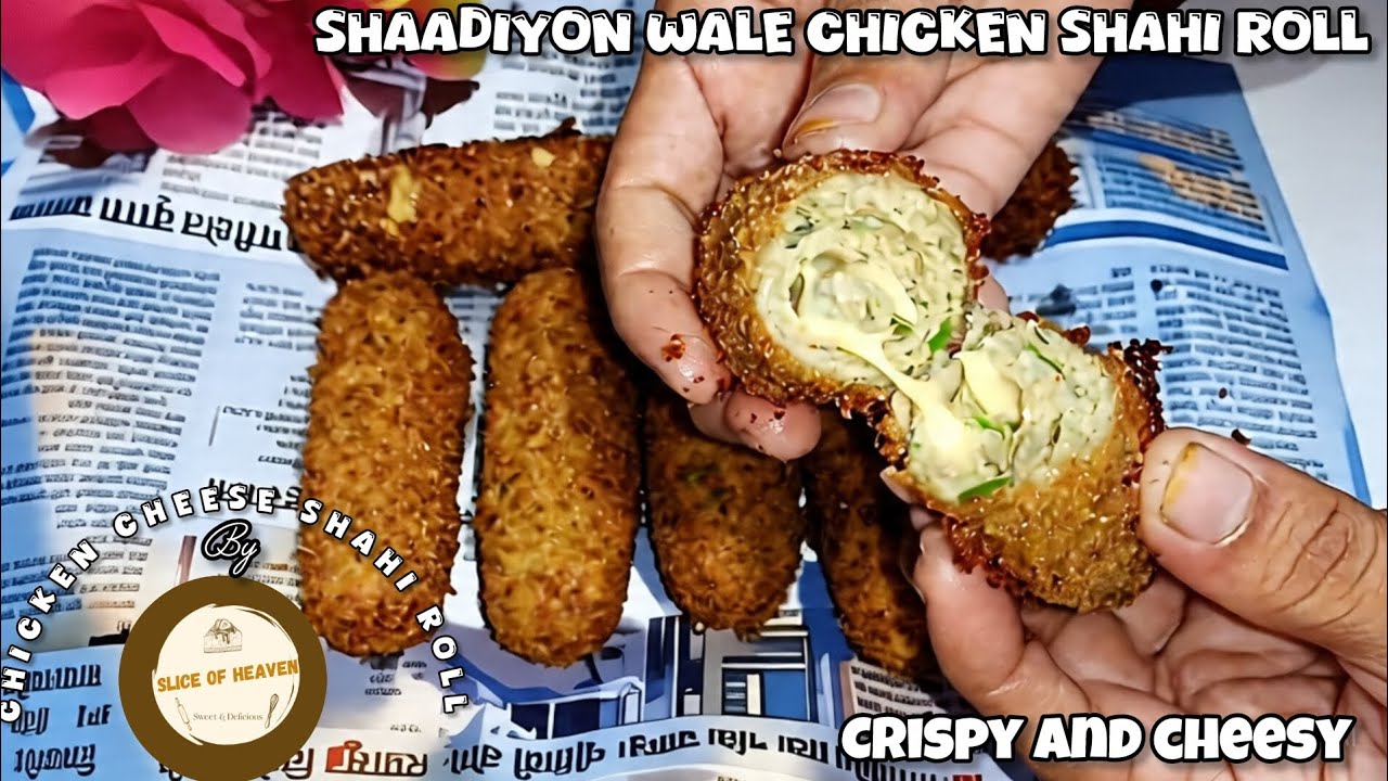 Shaadiyon wale Chicken Shahi Roll Recipe by slice of heaven - YouTube